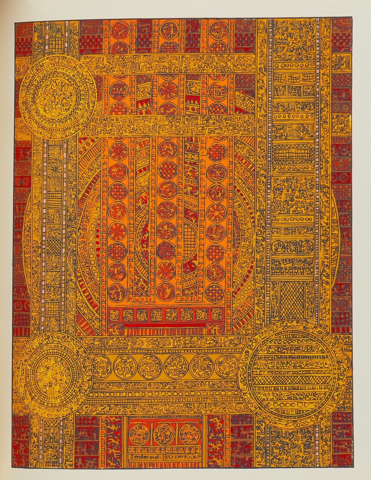 Hossein Zenderoudi | Group of two volume of the Qur'an | MutualArt