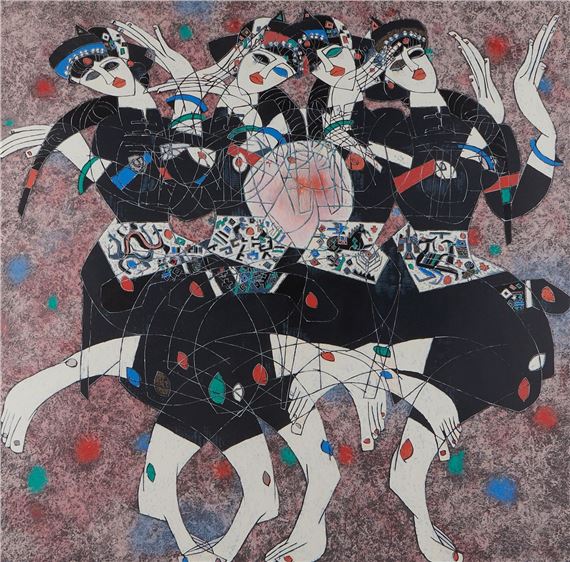 Jiang Tiefeng | Moonlight Dance | MutualArt