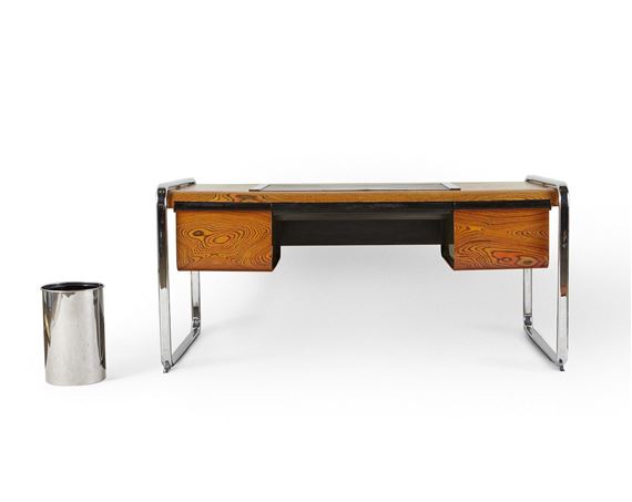 Peter Protzman | Zebrawood Desk (1970 - 1971) | MutualArt