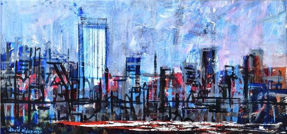 David Alderman | Manchester skyline (2009) | MutualArt