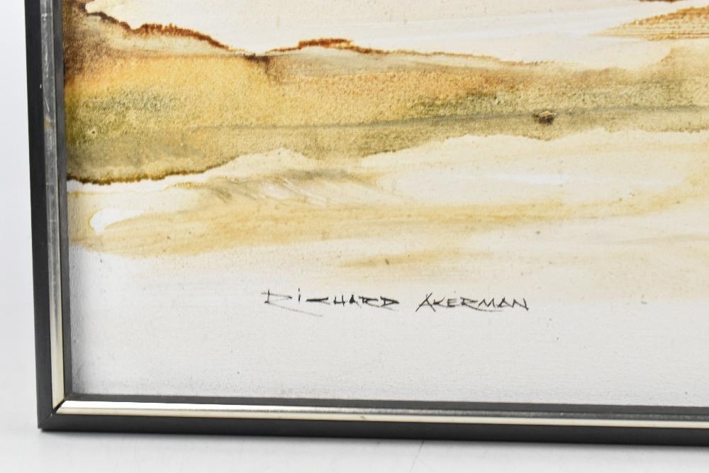 Richard Akerman | landscape with cottage | MutualArt