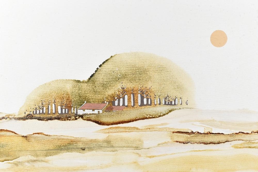 Richard Akerman | landscape with cottage | MutualArt