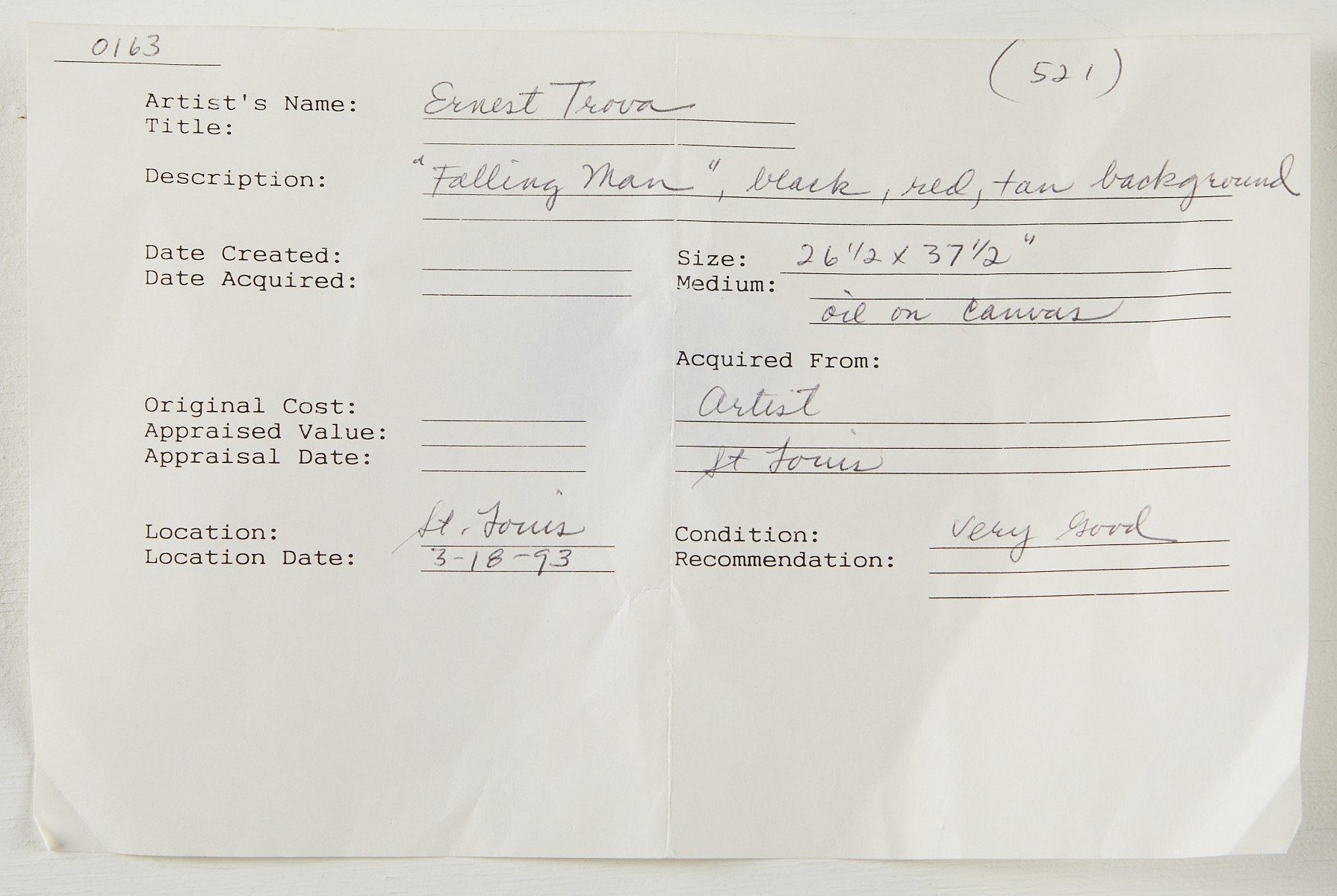 Ernest Trova | Falling Man | MutualArt