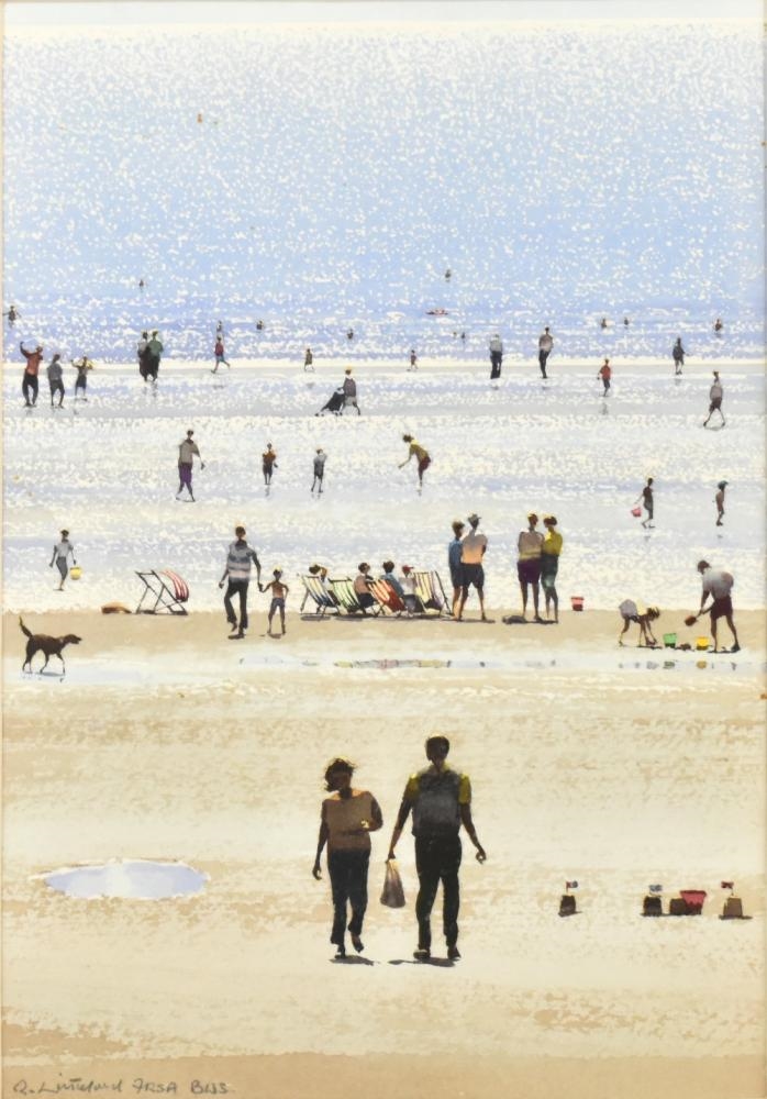 Robert Littleford | figures on a beach | MutualArt