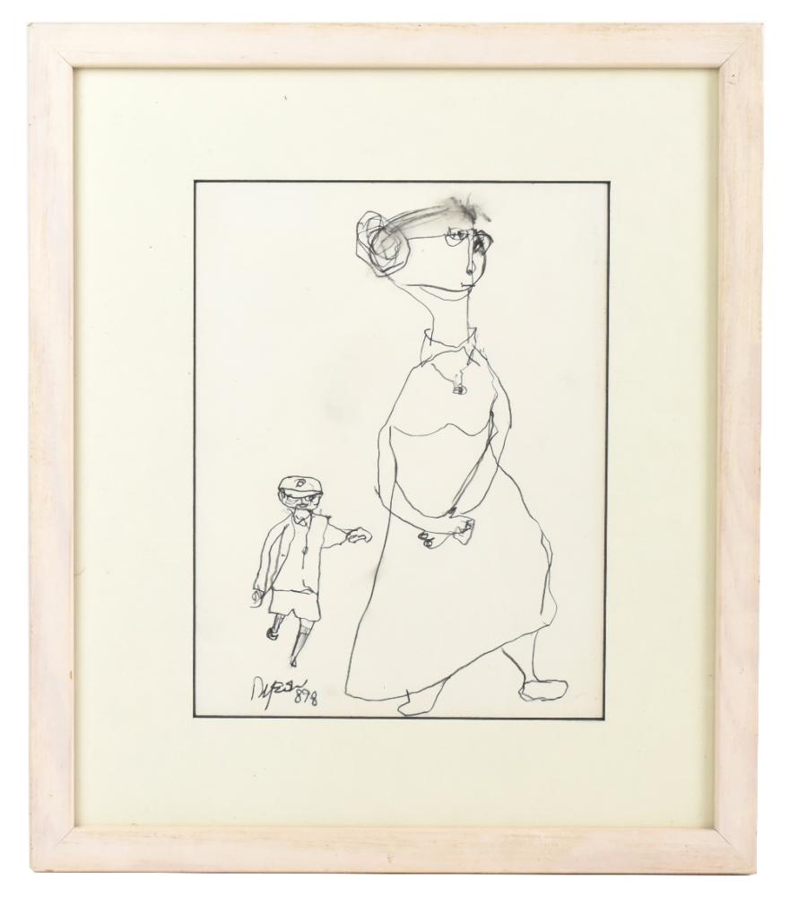 Julian Dyson | study of two figures | MutualArt