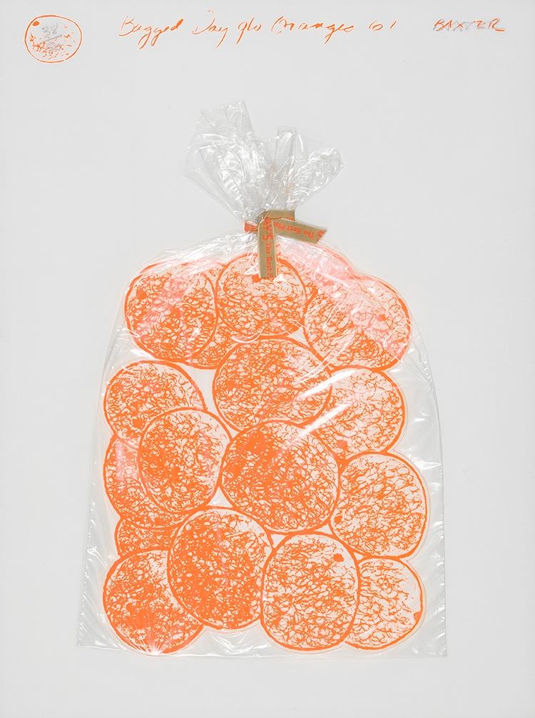 Iain Baxter | Bagged Day Glo Oranges (1961) | MutualArt