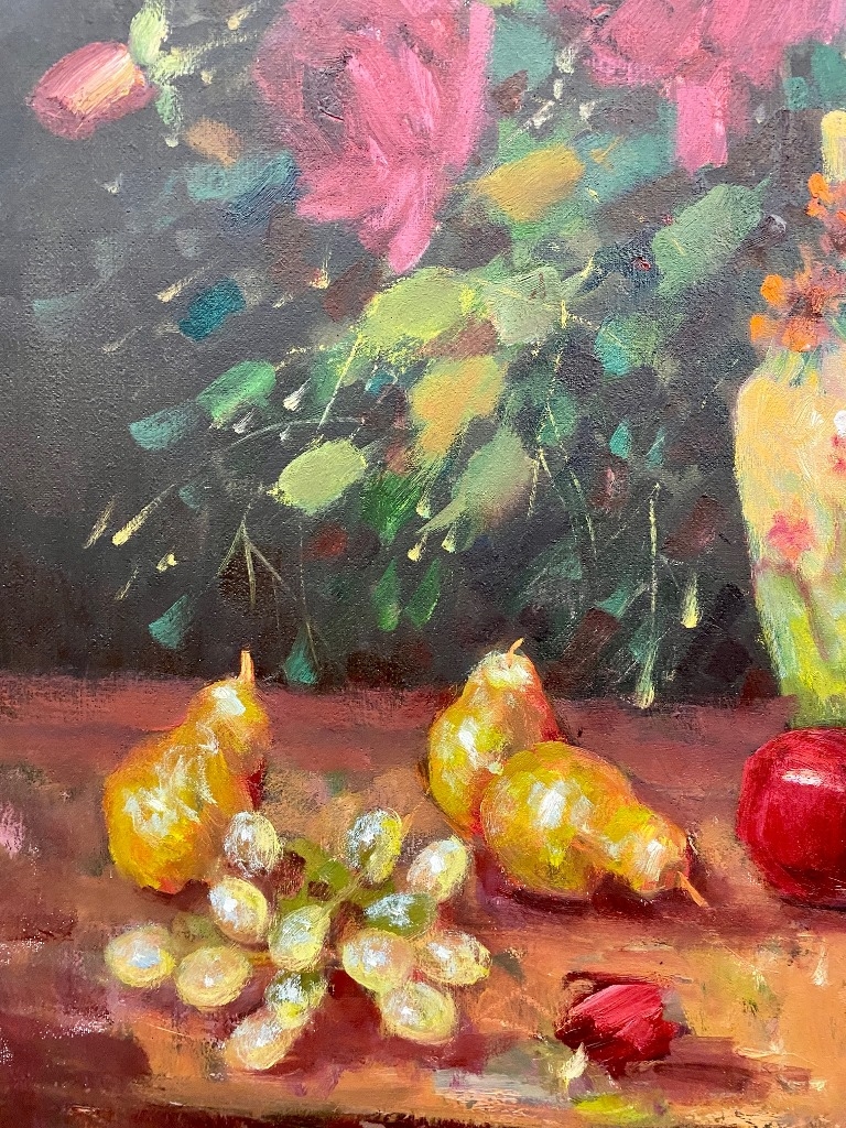 Joan Wood Avant | Roses and Grapes | MutualArt