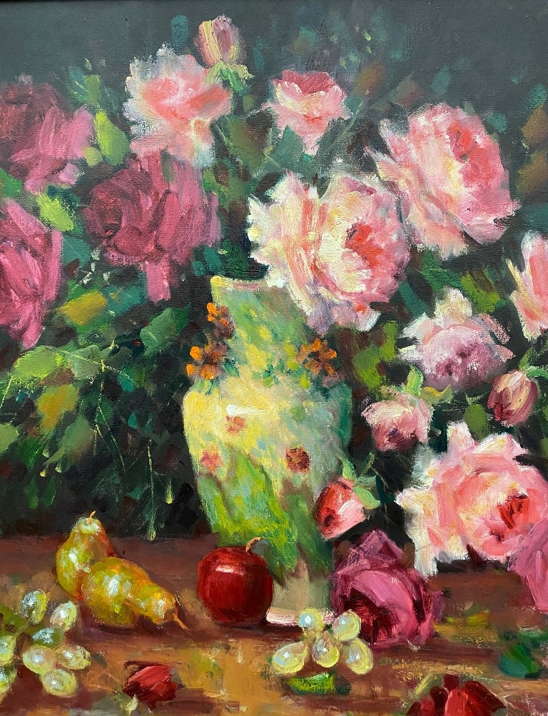 Joan Wood Avant | Roses and Grapes | MutualArt