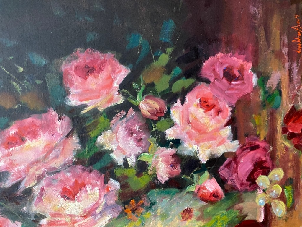 Joan Wood Avant | Roses and Grapes | MutualArt