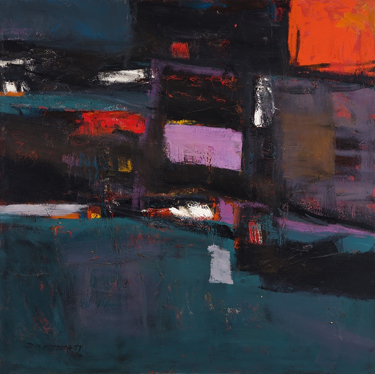 John Meredith | Night Lights (1957) | MutualArt