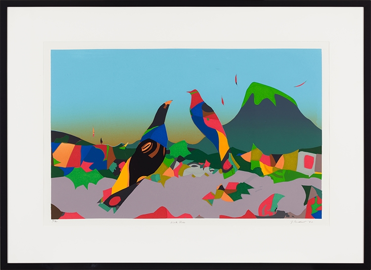 Jack Leonard Shadbolt | Winter Birds (1990) | MutualArt