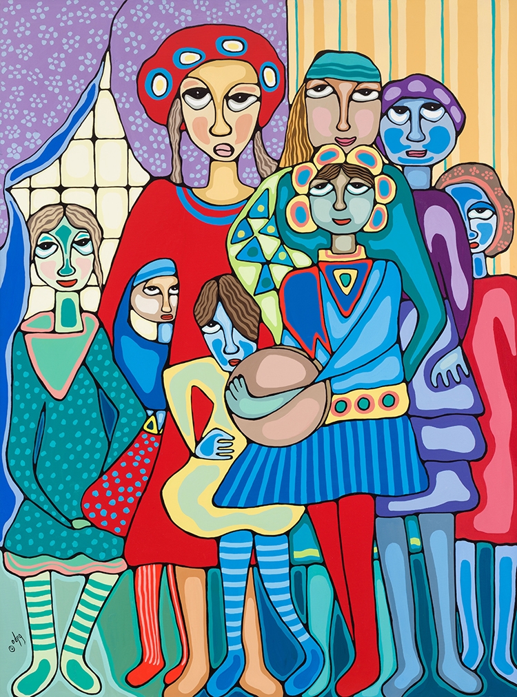 Daphne Odjig | The Women of Our Family (1988) | MutualArt