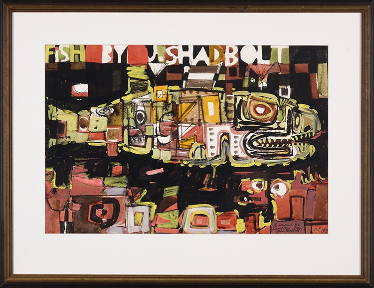 Jack Leonard Shadbolt | Fish (1963) | MutualArt