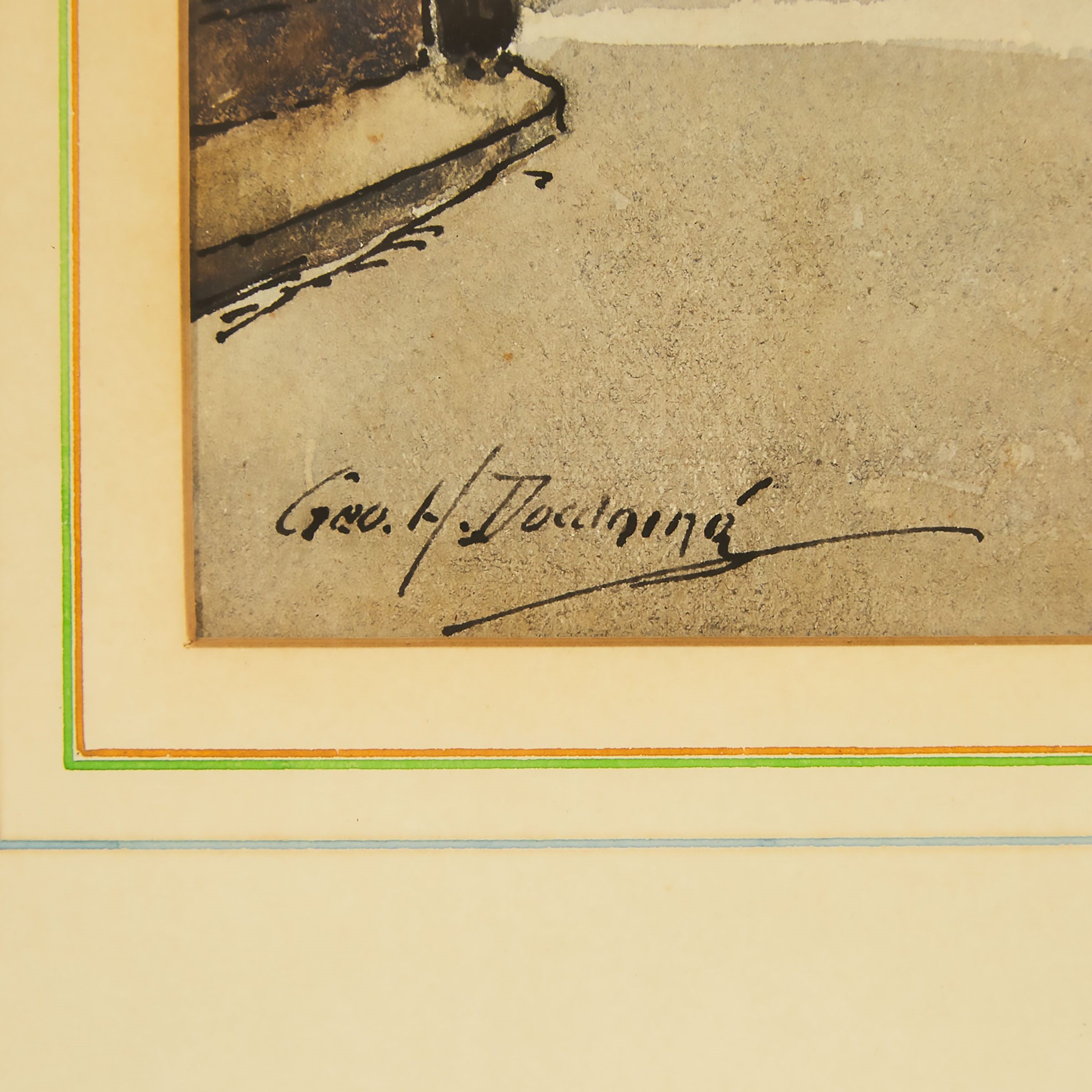 George Henry Downing | AN ENGLISH VILLAGE | MutualArt