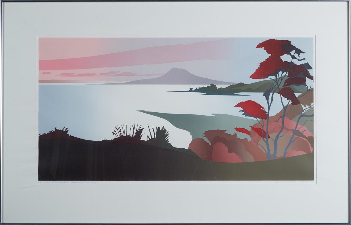Malcolm Warr | Rangitoto, Summer Evening (1985) | MutualArt