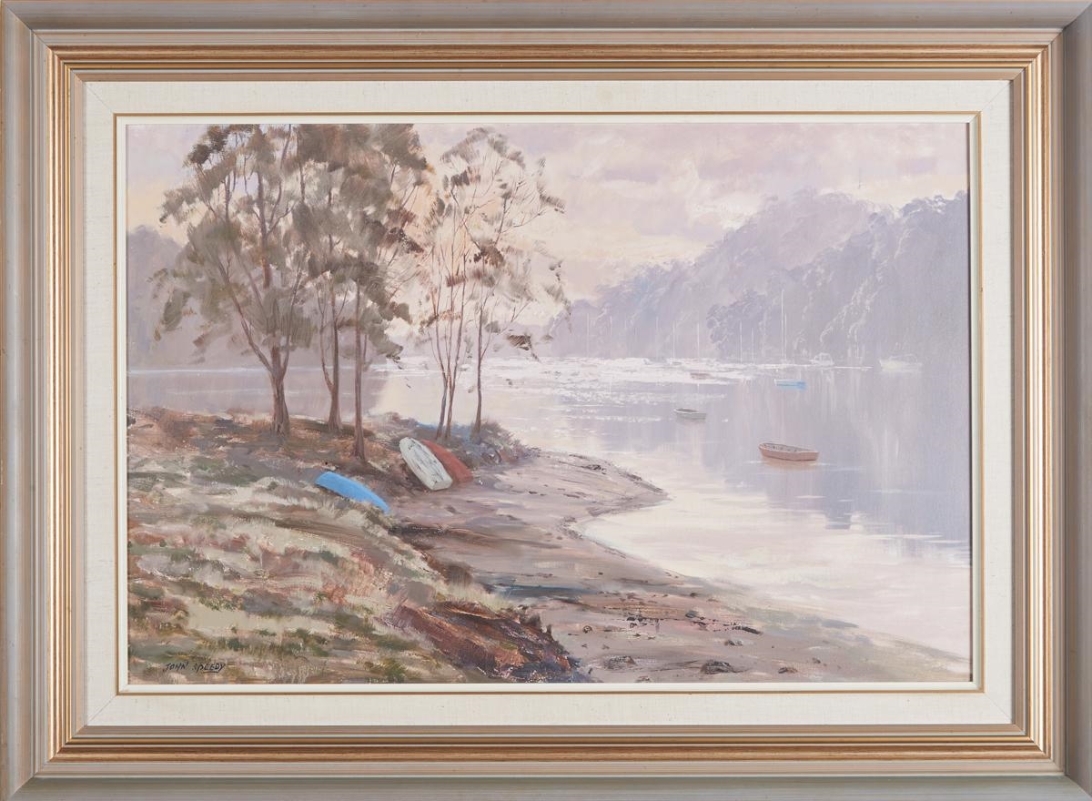 John Speedy | Morning Light on the Boat Anchorage (1986) | MutualArt
