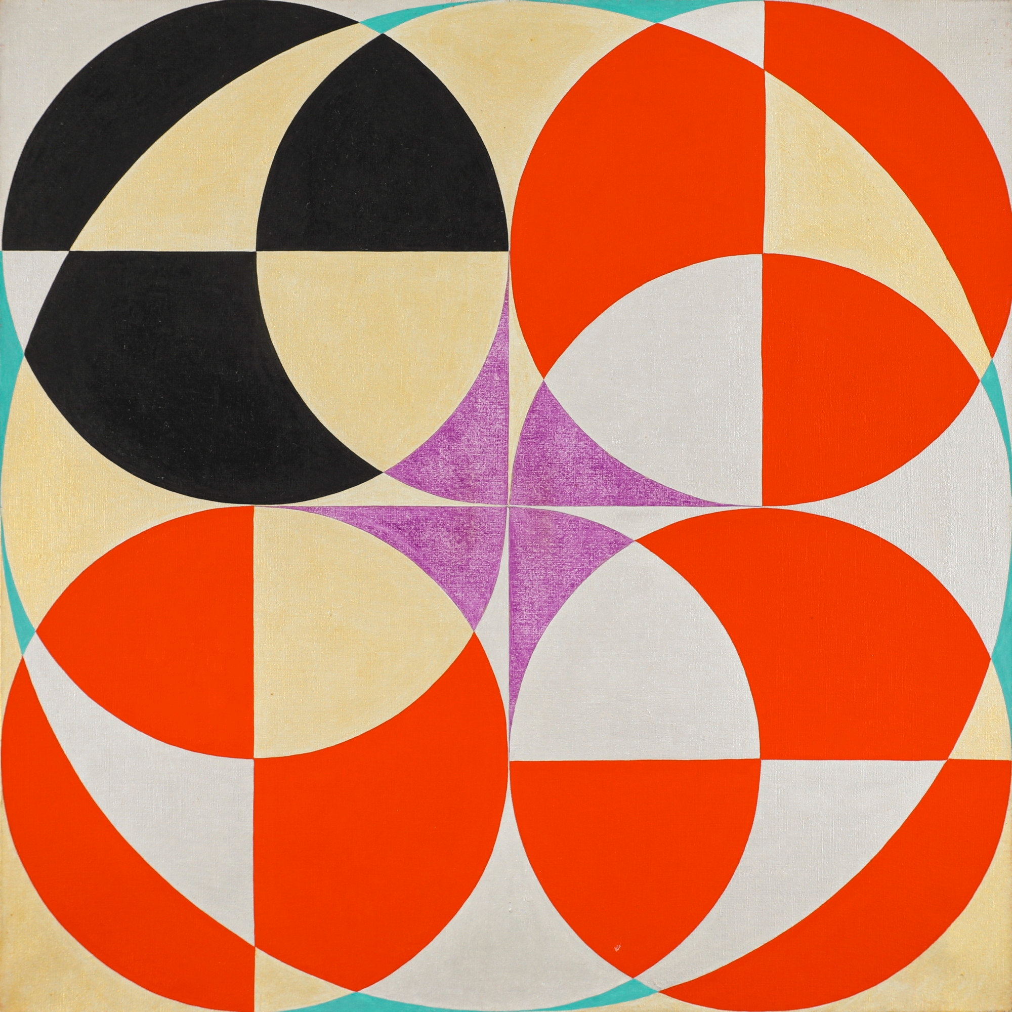 Toshinobu Onosato | GOLDEN TOMOE AND FOUR CIRCLES (1977) | MutualArt