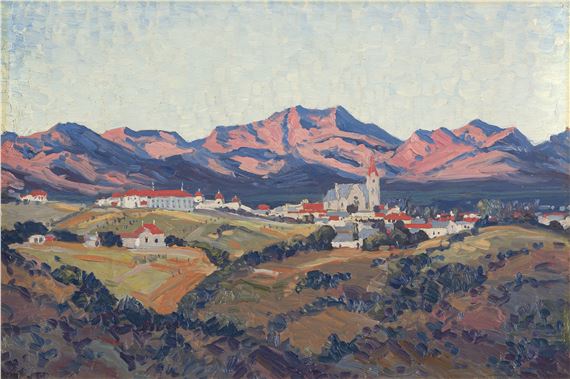 Jacob Hendrik Pierneef | A View of Windhoek | MutualArt