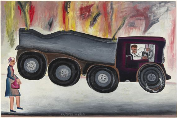 Alfred Thoba | Petrol Tank Explodes, Granny Lives (1993) | MutualArt