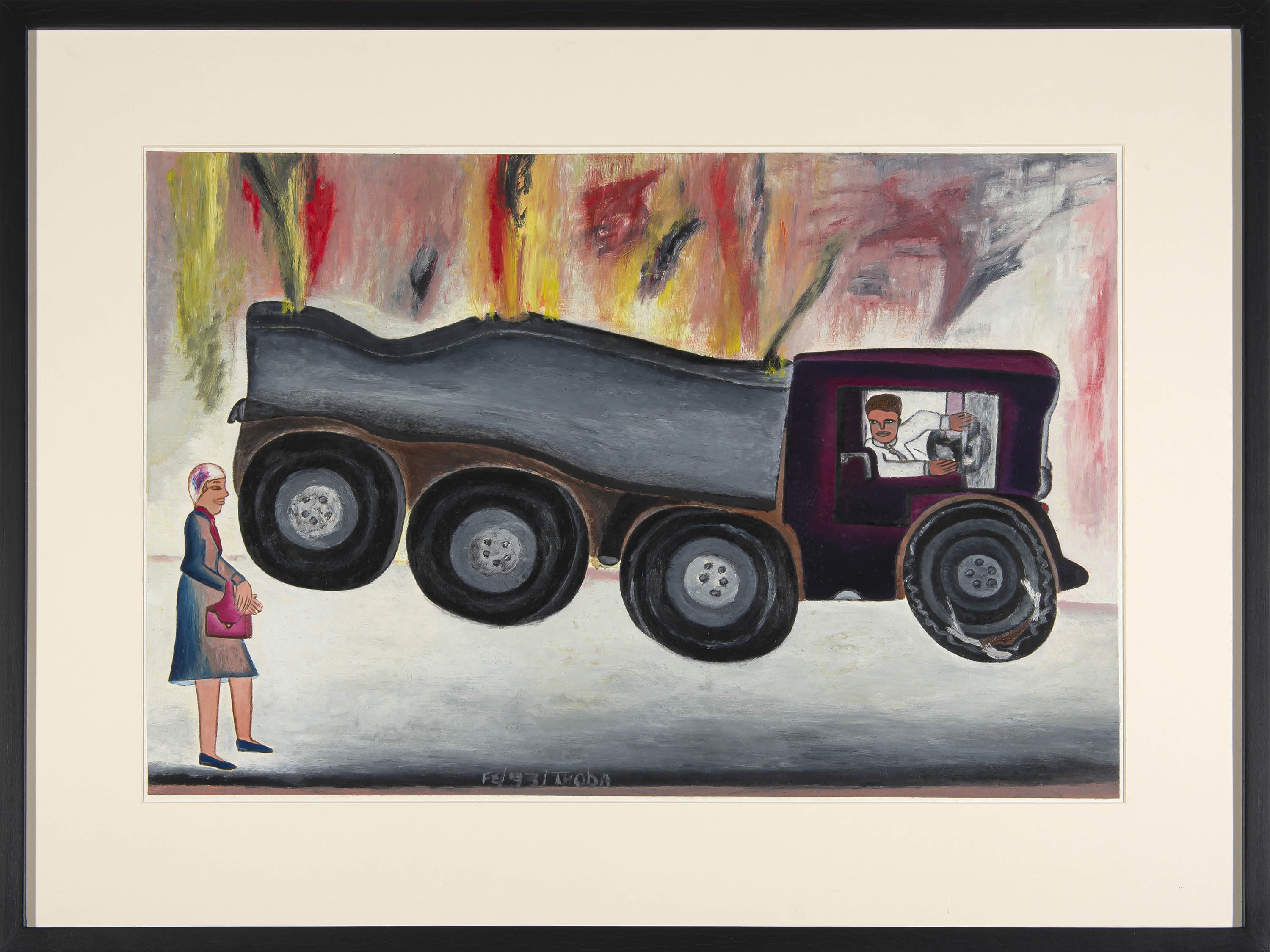 Alfred Thoba | Petrol Tank Explodes, Granny Lives (1993) | MutualArt