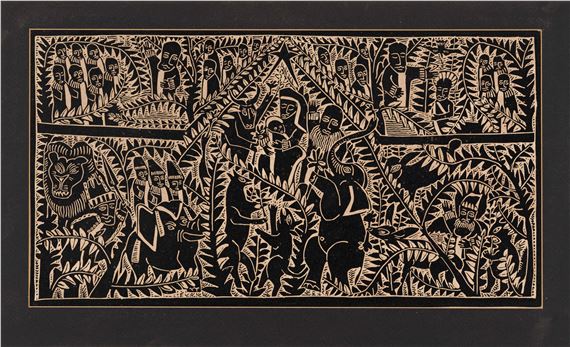 Azaria Mbatha | African Nativity | MutualArt