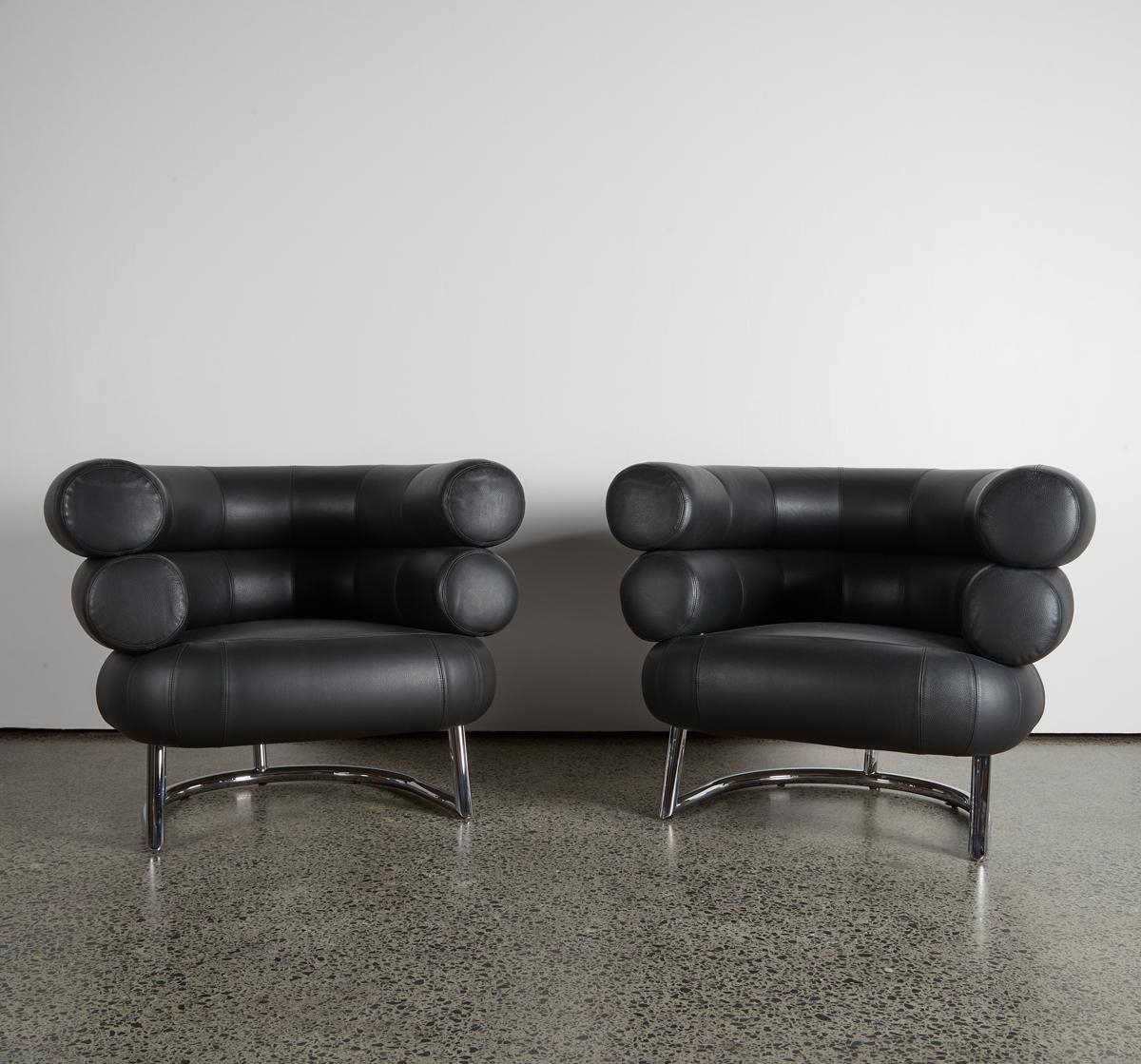 Eileen Gray | A Pair of Eileen Gray Bibendum Chairs (1970s) | MutualArt