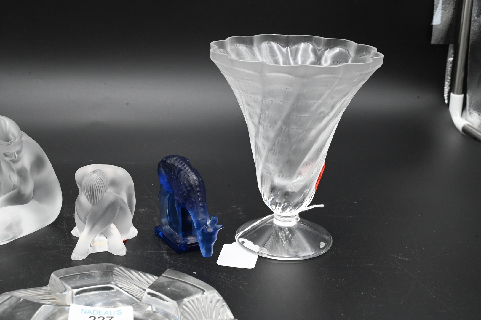 Maison Lalique | Figurines of women in different positions; Horse ...