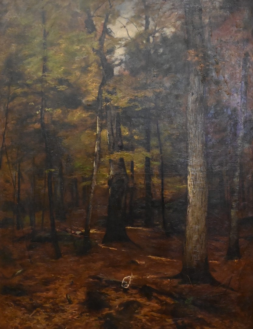 Roswell Morse Shurtleff | Interior forest scene | MutualArt