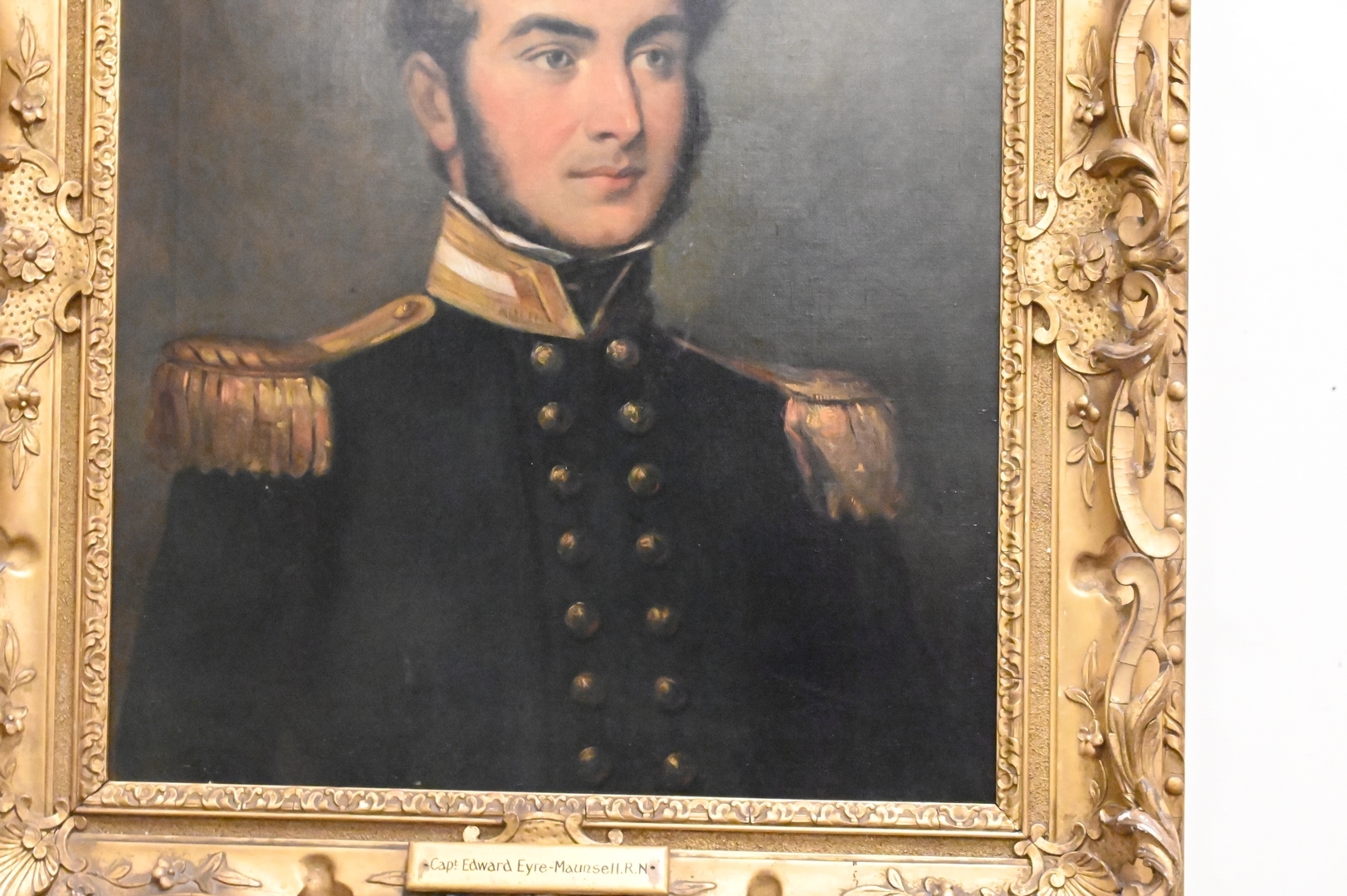 Giuseppe Marchetti | Portrait of British Naval Captain Edward Eyre ...