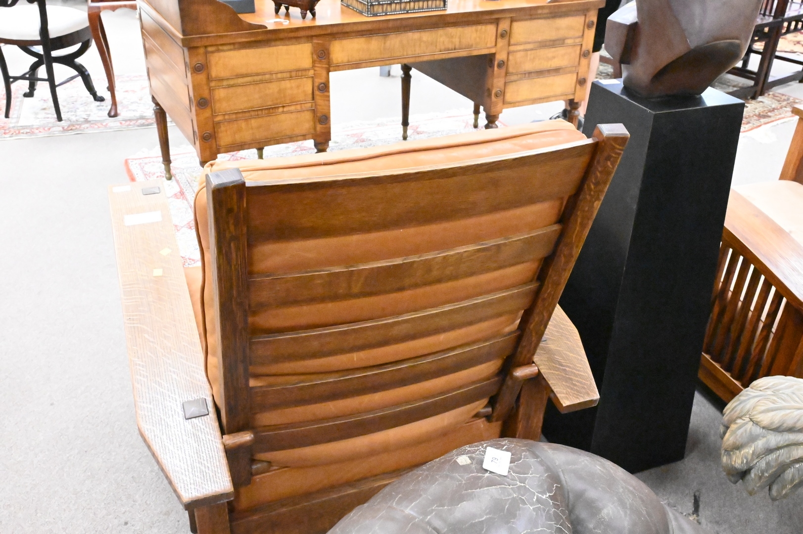 WARREN HILE | Morris Chair and Ottoman | MutualArt