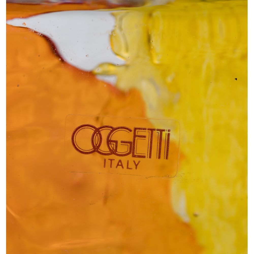 Mario Badioli | Art Glass Sculpture depicting profile of faces looking ...