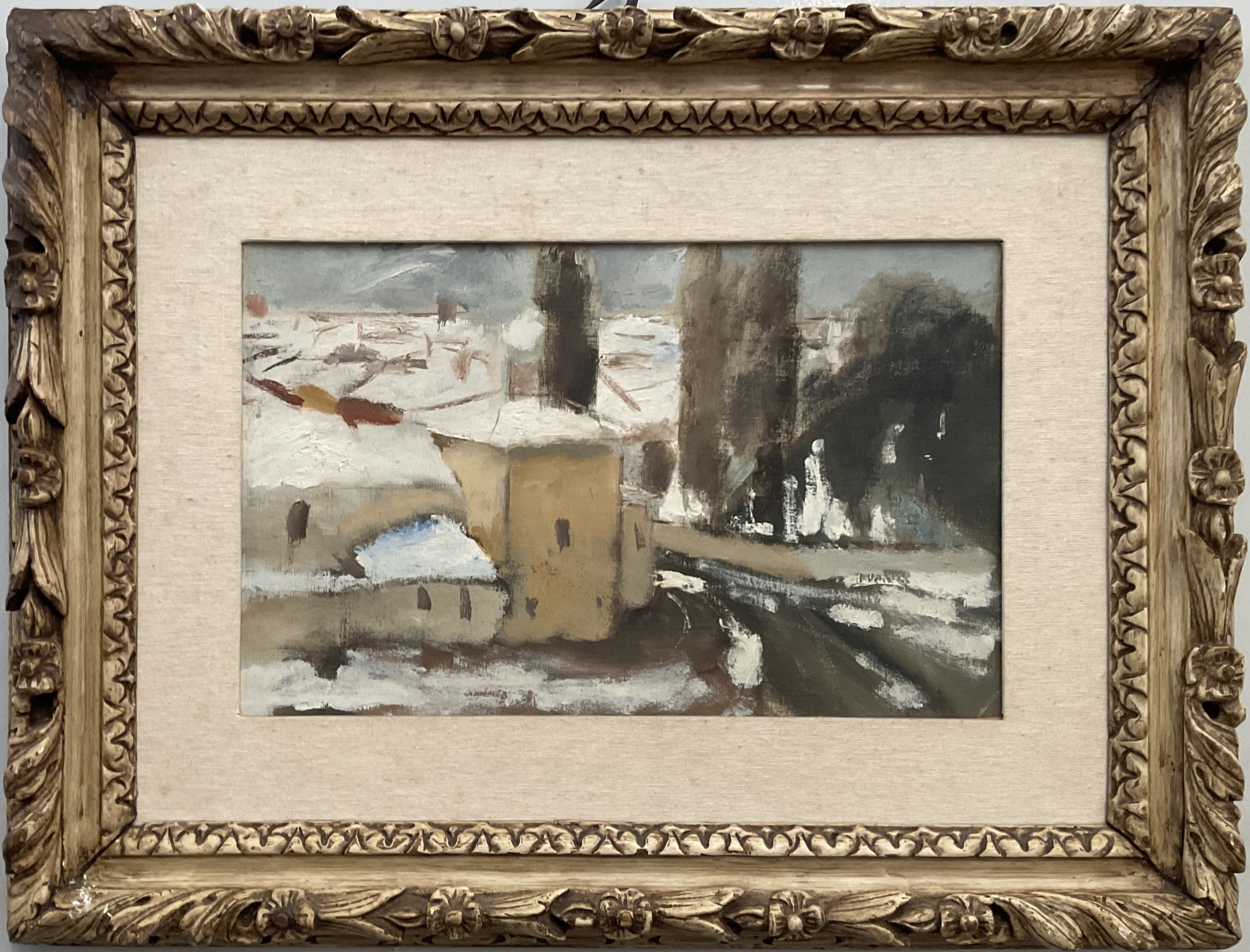 Carlo Mattioli | Paesaggio d'inverno | MutualArt