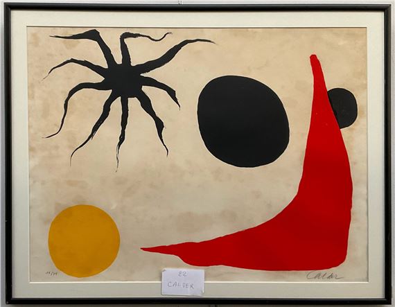 Alexander Calder | Chaussette rouge | MutualArt