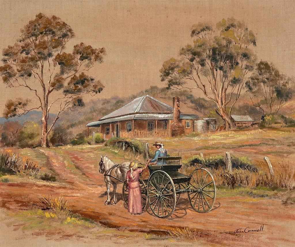 John Cornwell | Dropping off Dolly | MutualArt