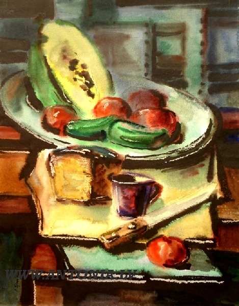 Jekabs Springis | Still life with pumpkin | MutualArt