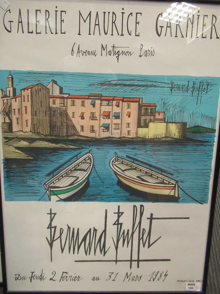 Bernard Buffet | Two framed Bernard Buffet posters | MutualArt