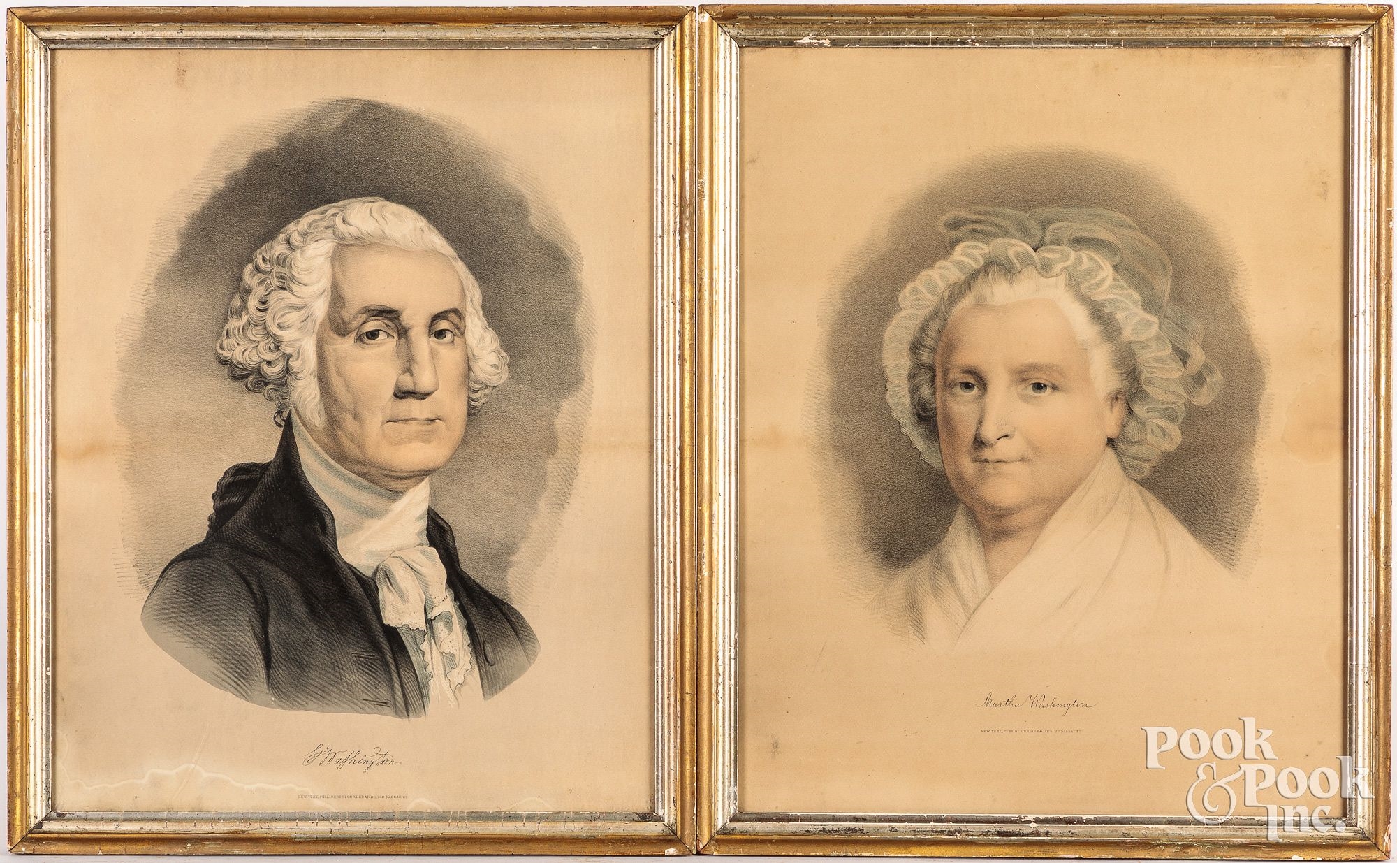 Currier & Ives | George and Martha Washington | MutualArt