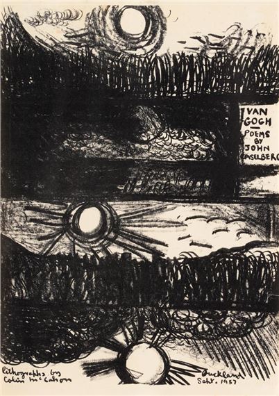 Colin McCahon | Van Gogh - Poems by John Caselberg, plate 1 (1957 ...