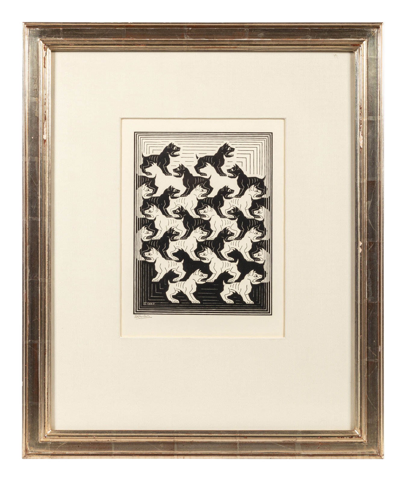 Maurits Cornelis Escher | Regular Division of the Plane I-VI (the complete set of six proofs ...