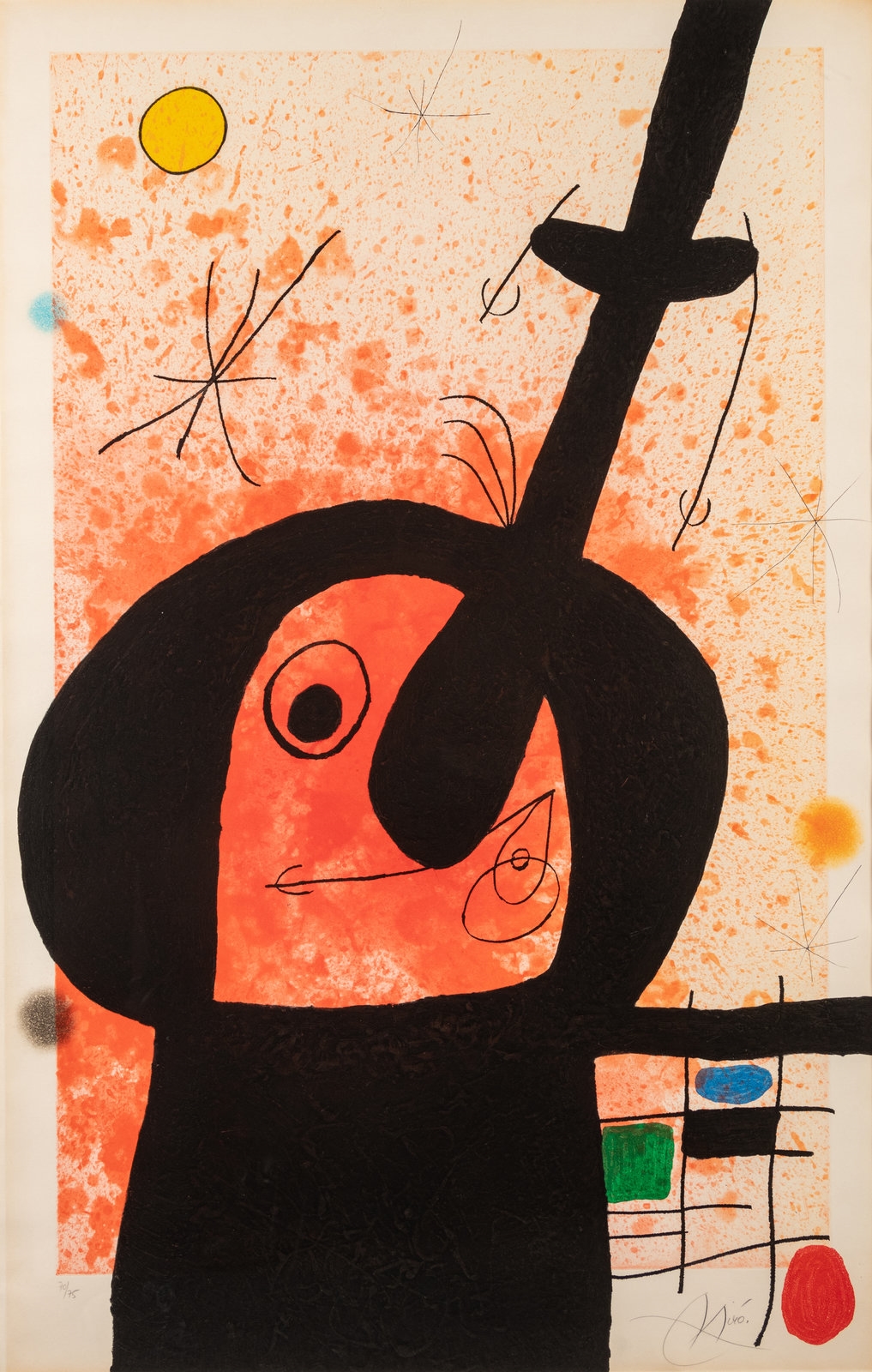 Joan Miró | Petite fille au bois (1958) | MutualArt