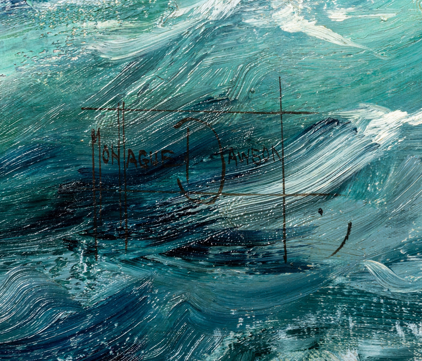 Montague Dawson | In the Trough of the Waves | MutualArt