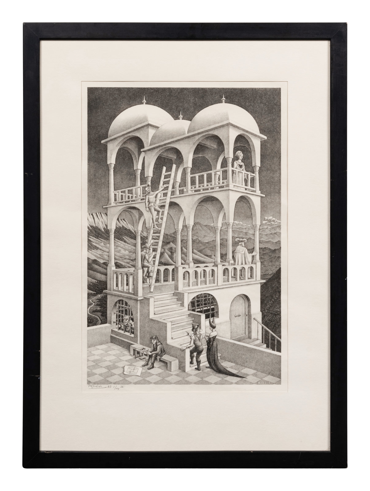 Maurits Cornelis Escher | Belvedere (1958) | MutualArt