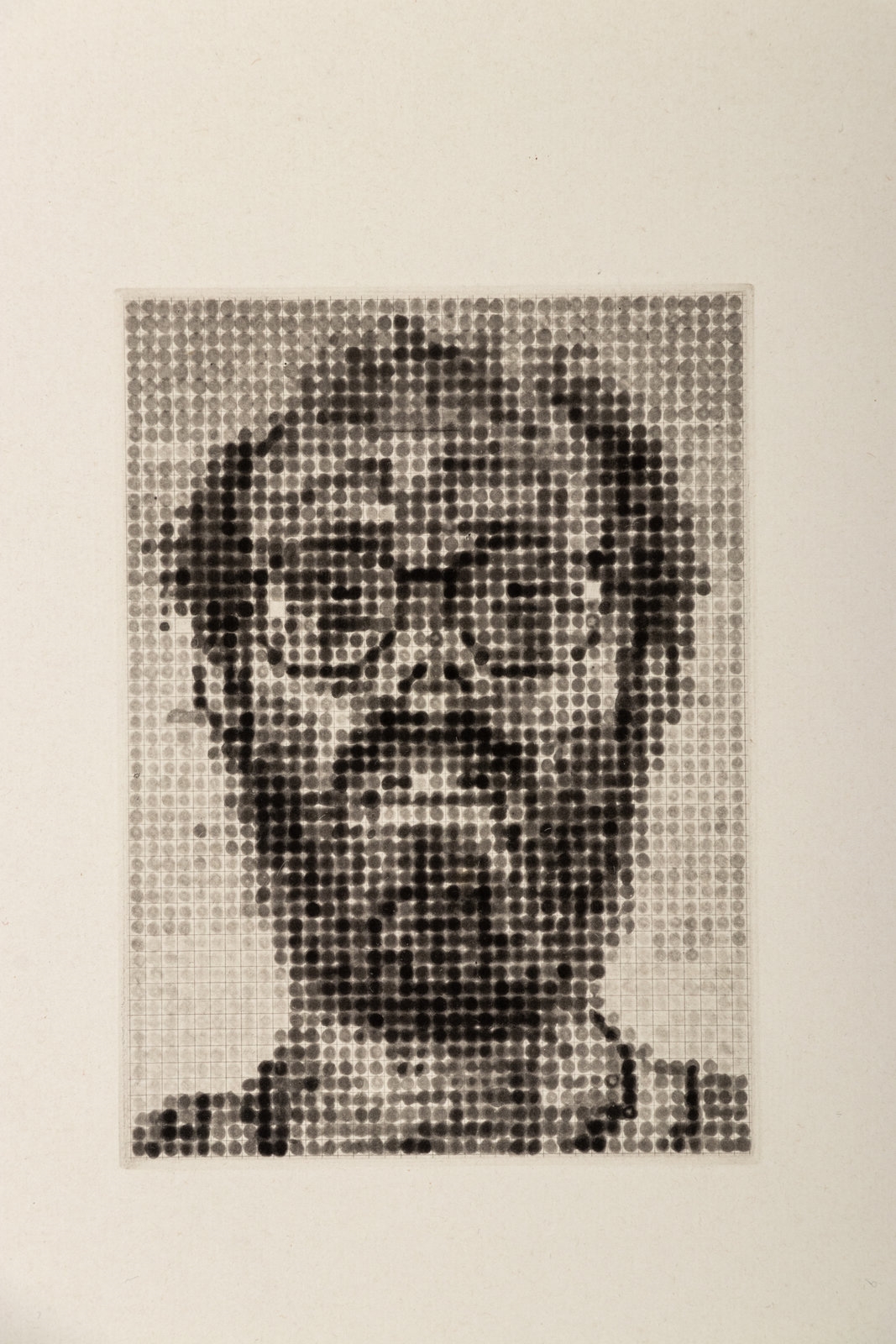 Chuck Close | Self Portrait (1992) | MutualArt