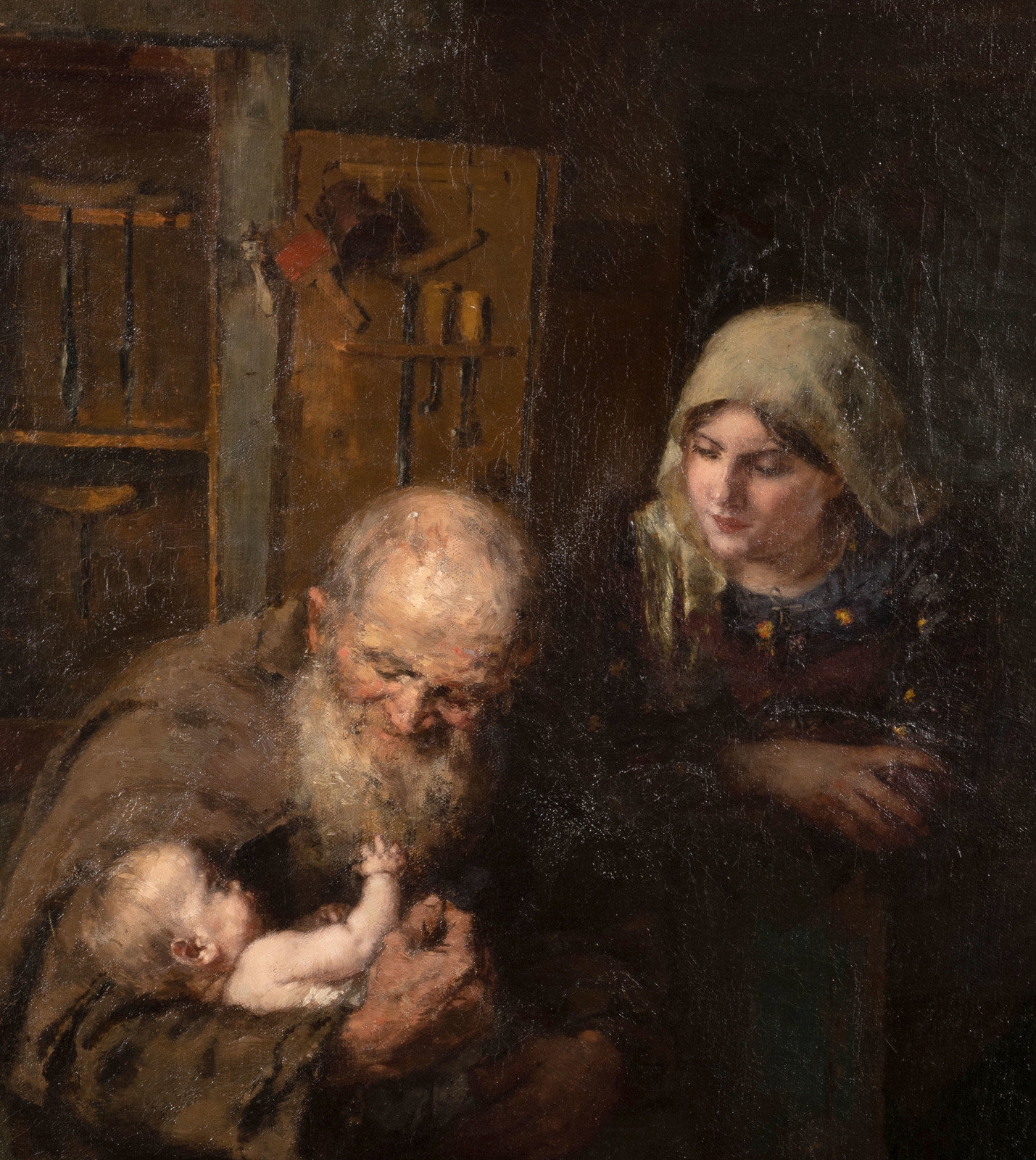 Albin Egger-Lienz | Die Heilige Familie (1892) | MutualArt