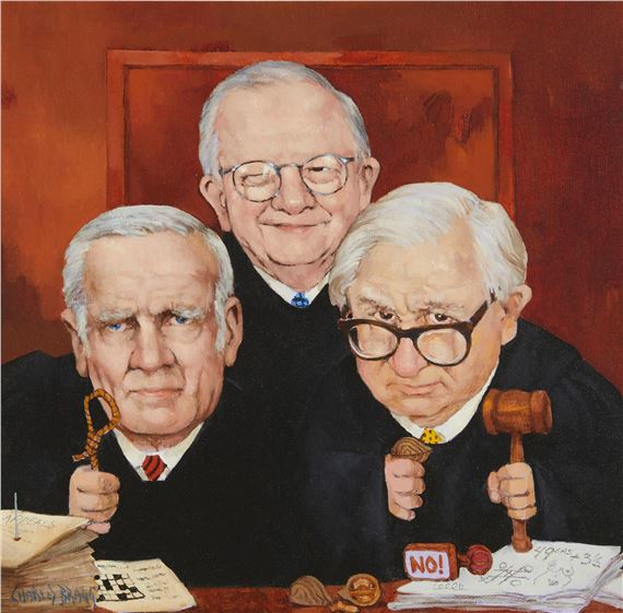 Charles Bragg | Three judges | MutualArt