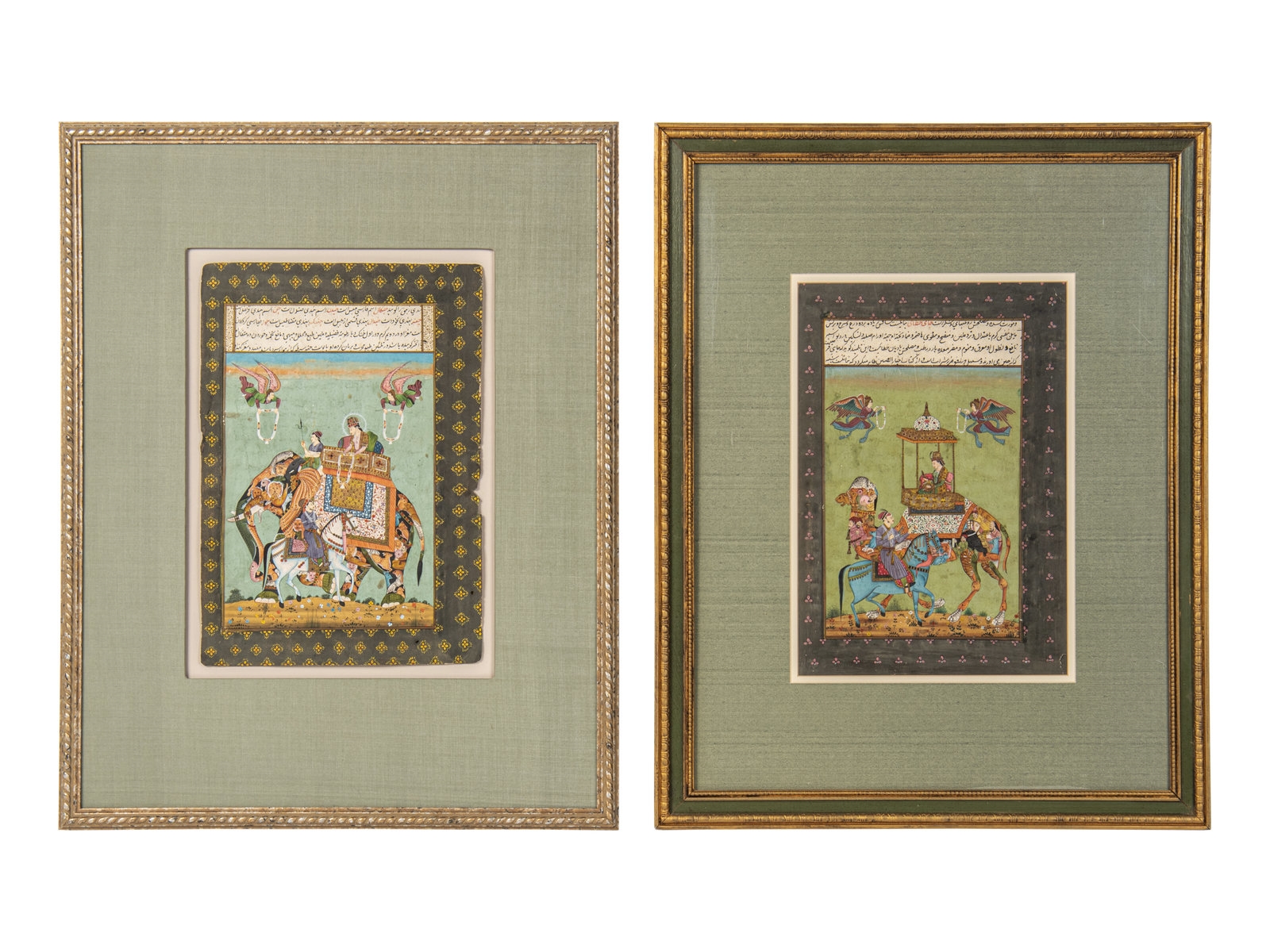 Mughal School, 20th Century | Two Mughal Style Paintings of Composite ...