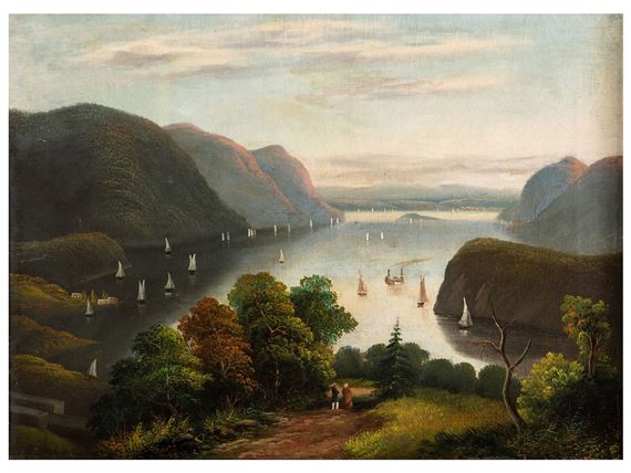 Hudson River School | View of West Point from the Palisades | MutualArt