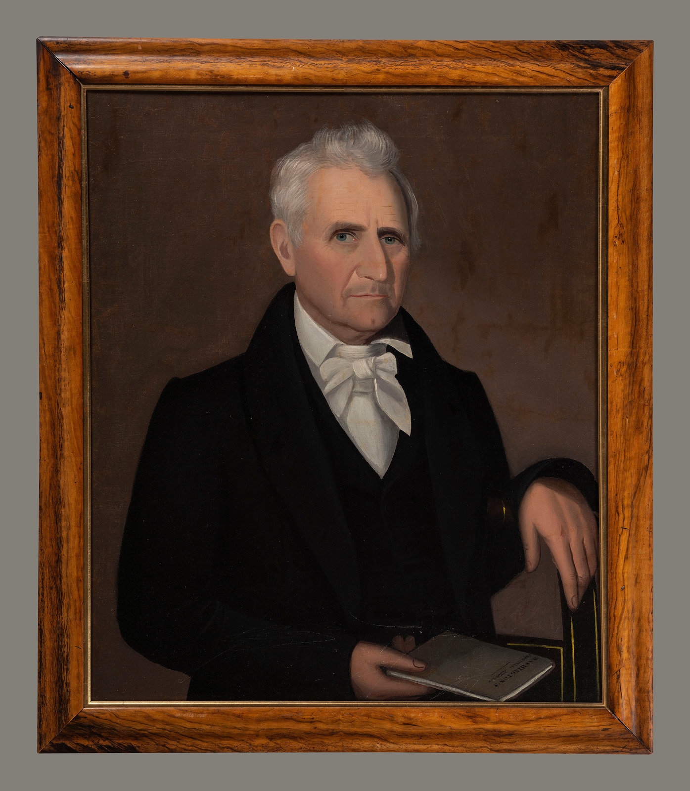 Ammi Phillips | James DeLong (1773-1843) Holding a Copy of Washington's ...