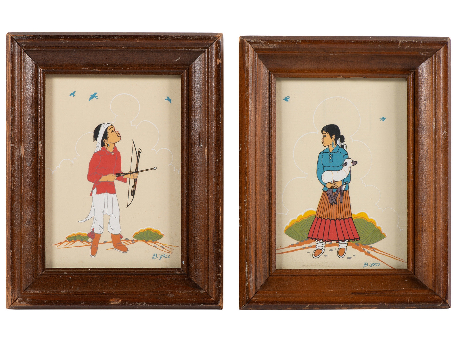 Beatien Yazz | pair of portraits | MutualArt