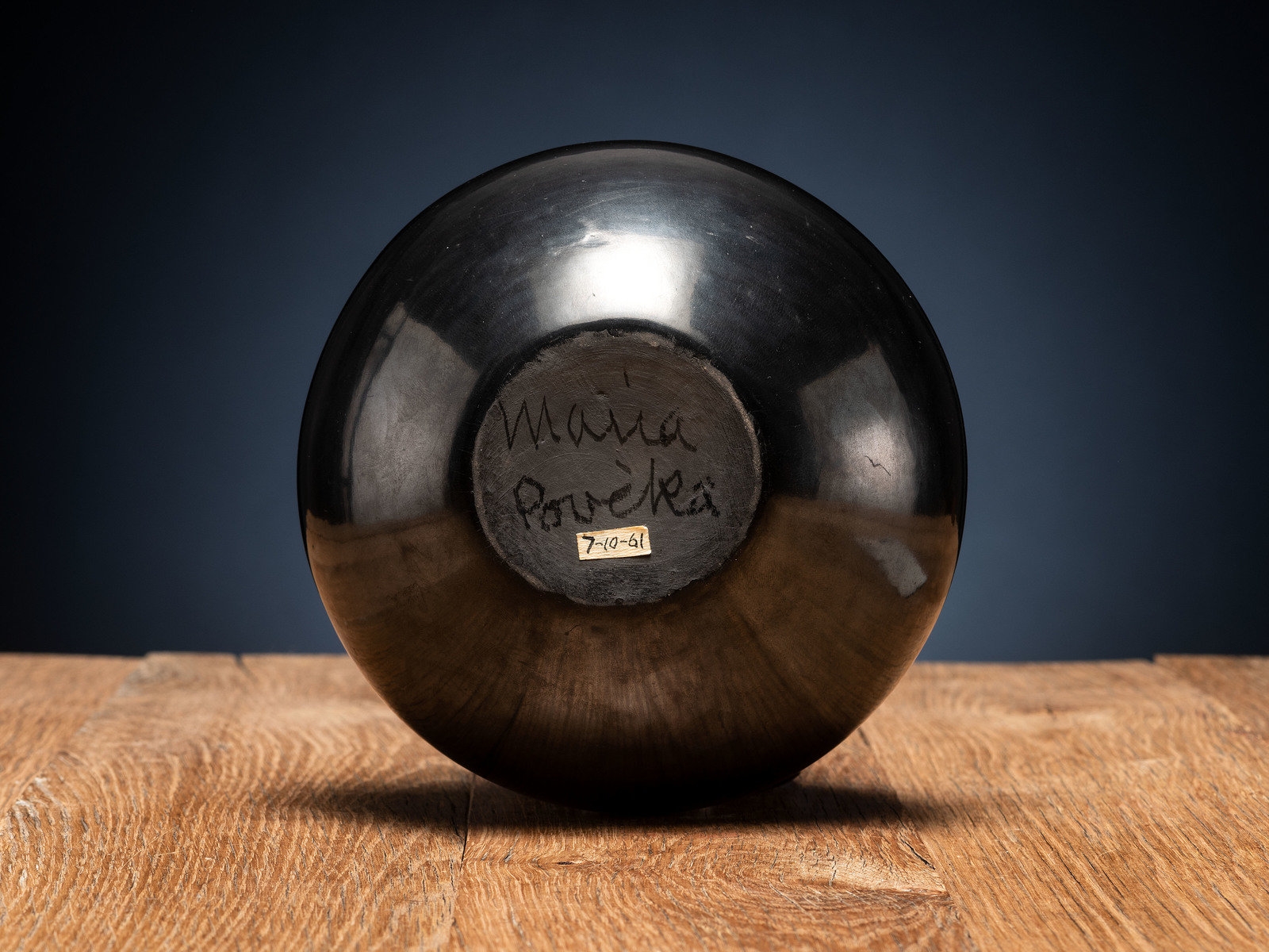 Maria Montoya Martinez | Blackware Pottery Bowl | MutualArt